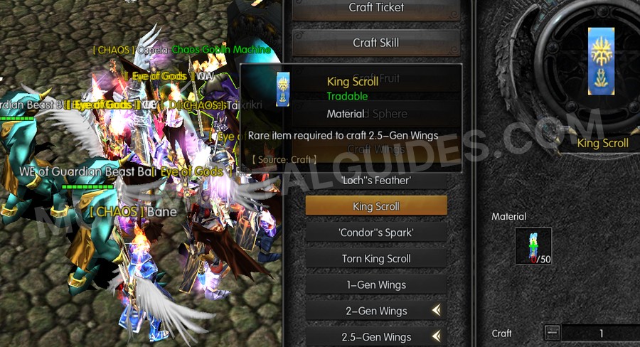 King Scroll — MU Immortal Item